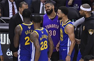 Rapero Drake es el "enemigo público N°1" de los Warriors en las finales ...