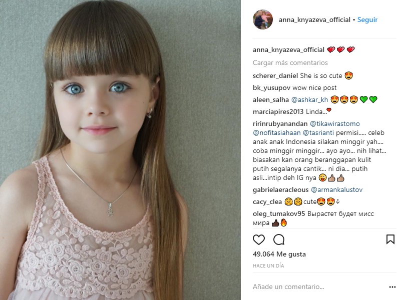 Ella es la nueva "niña más linda del mundo" y ya está generando ...
