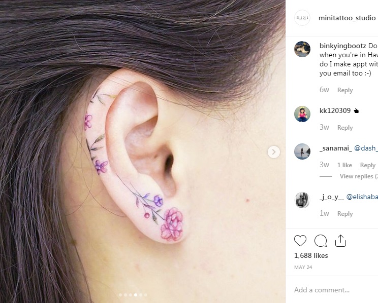 Tatuajes en la oreja: Fotos de los originales diseños que son tendencia ...