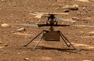 Helicóptero espacial de la NASA mostró la primera imagen de su exitoso ...