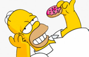 Homero Simpson celebra: La NASA "descubre" dónut gigante en Marte ...