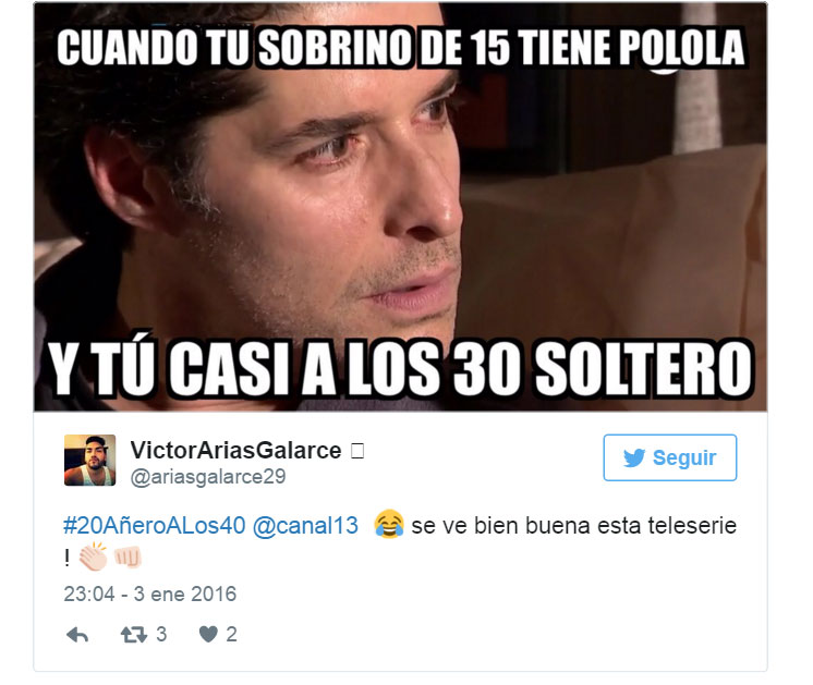 20añero a los 40: Los mejores memes que dejó el estreno de la teleserie ...