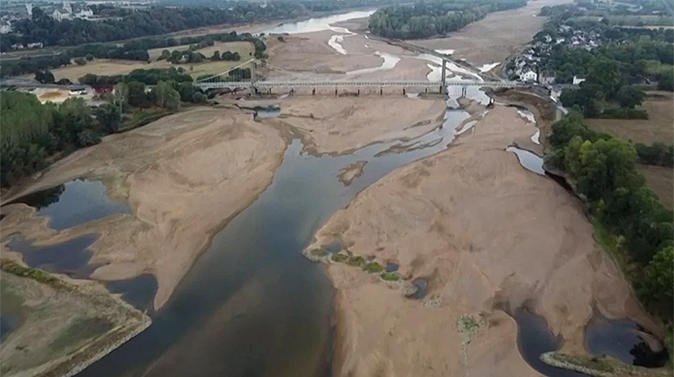 Fotos de la mega sequía que atraviesa Europa debido a las altas ...