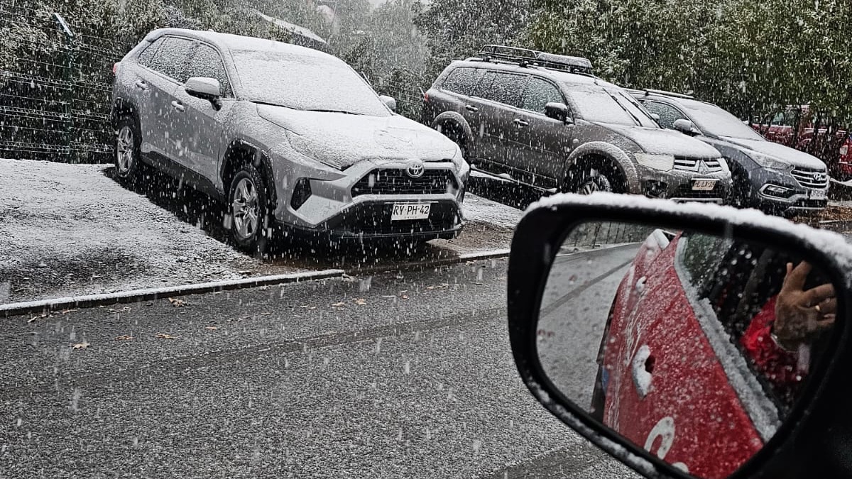 Nieve en Santiago: Las fotos que dejó el inusual fenómeno climático en ...