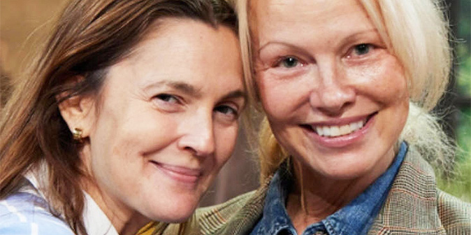 Pamela Anderson y Drew Barrymore se despojan de todo el maquillaje: Así ...