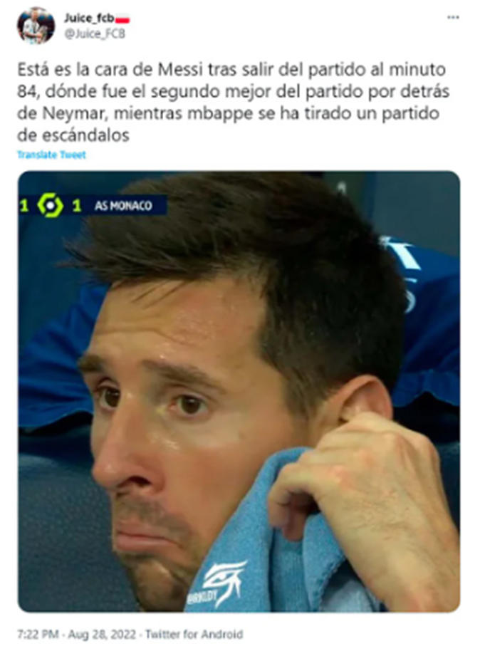 Memes de Messi por su reacción al ser reemplazado en el PSG: El cambio ...