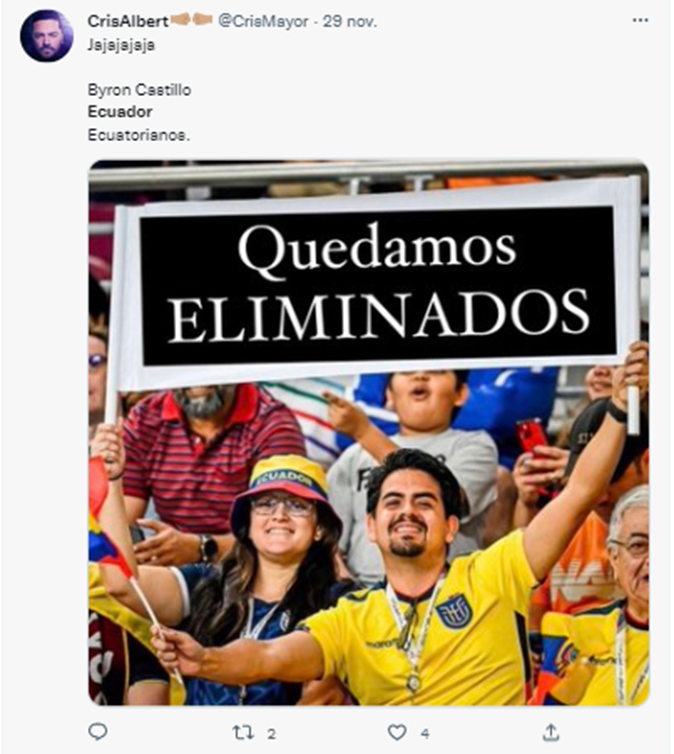 Ecuador eliminado del Mundial: Los memes con los que festinan los ...