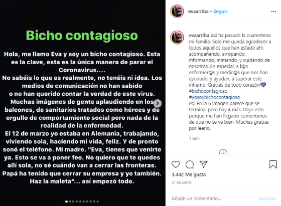 "Soy un bicho contagioso": Joven sobreviviente de coronavirus compartió ...