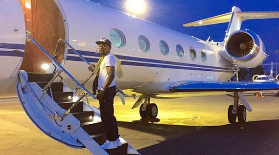 Fotos: Así es por dentro el lujoso jet en el que se mueve Floyd ...