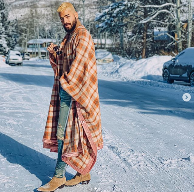 Maluma recibe el 2020 apostando nuevamente por un fuerte cambio de look ...