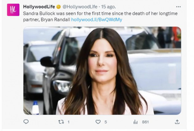 Sandra Bullock es captada por primera vez desde el fallecimiento de su ...