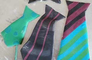 Día del padre: Sabrosas corbatas para decorar tus postres | Postres