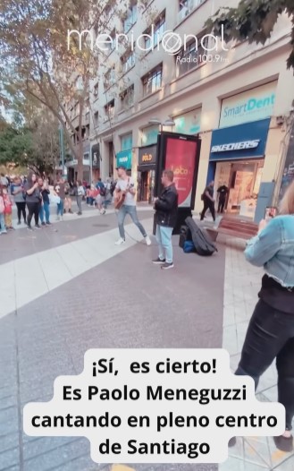 No parece él: Paolo Meneguzzi sorprendió a todos al ser visto cantando ...