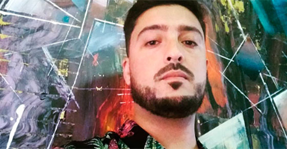 Artista de San Antonio realizó aplaudida acción: Pintó una banca que ...