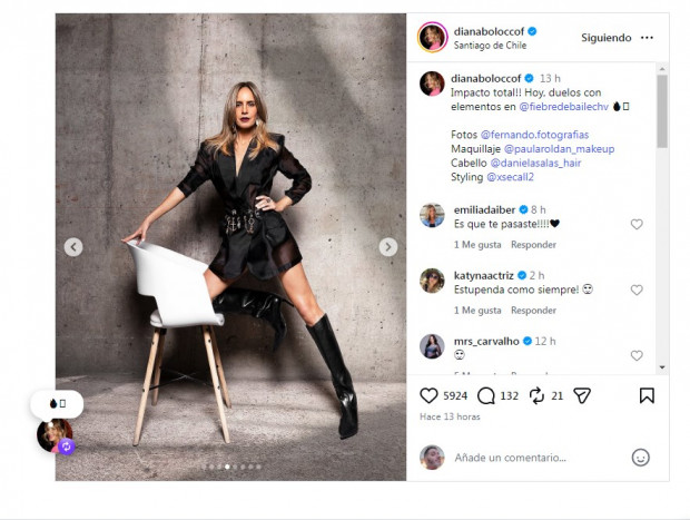 Diana Bolocco vuelve a brillar con su estilo en "Fiebre de Baile ...