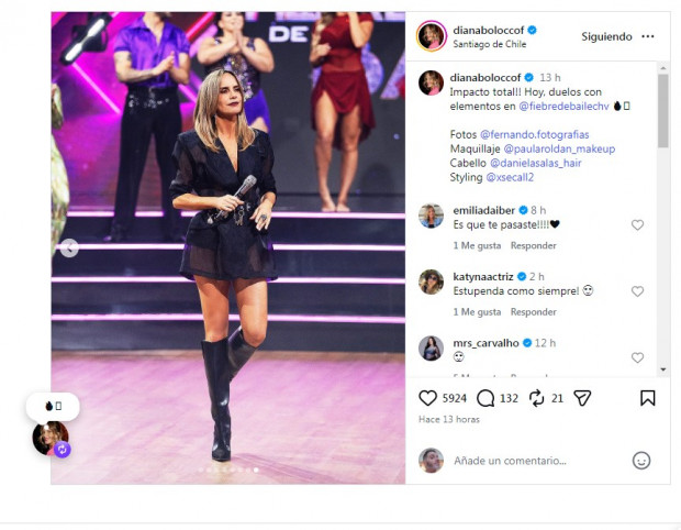 Diana Bolocco vuelve a brillar con su estilo en "Fiebre de Baile ...