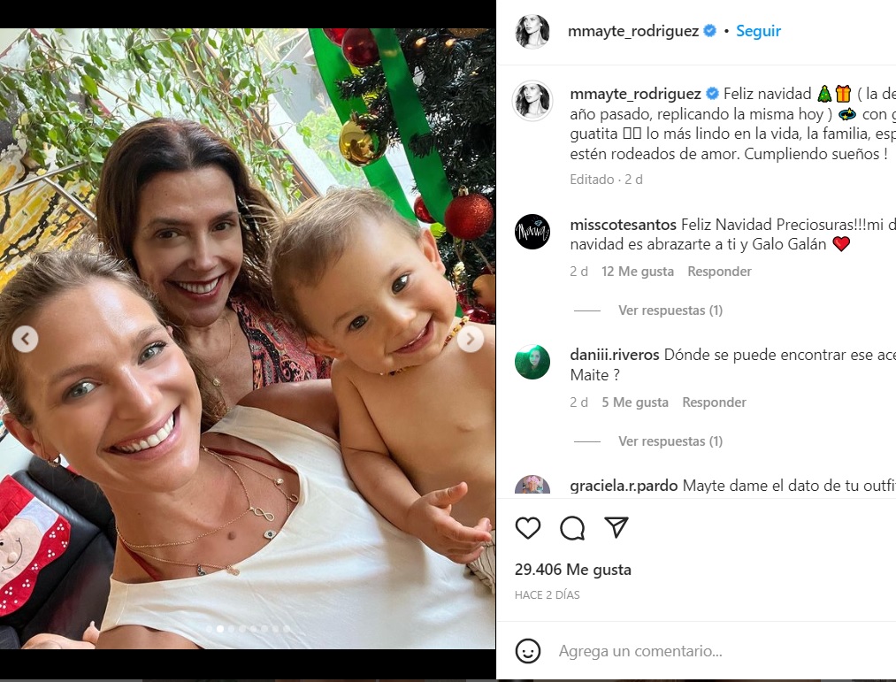 Mayte Rodríguez enterneció las redes al compartir imagen de la primera ...