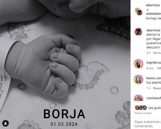 Soledad Onetto compartió tierna foto para presentar a su hijo | TV chilena