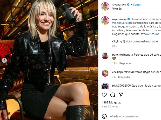 Rayen Araya estrena en Lollapalooza radical cambio de look y se llena ...