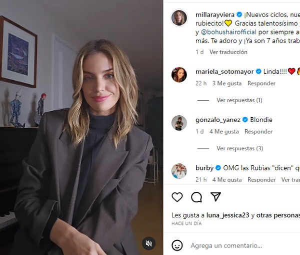 Millaray Viera aclaró su estado sentimental tras ser vinculada a joven ...