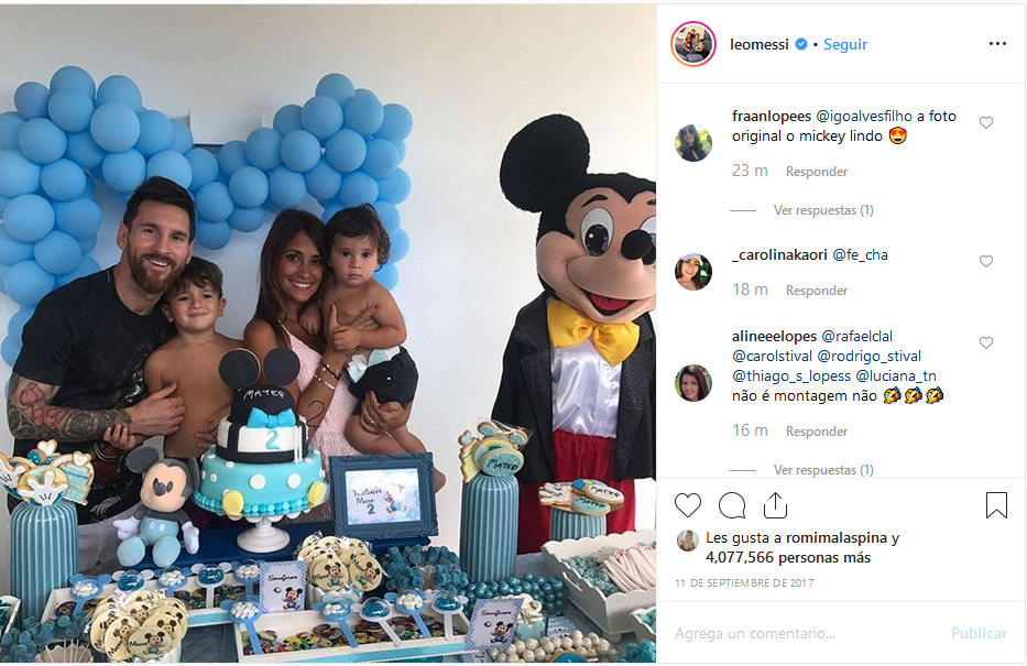 La verdad tras la viral foto del cumpleaños de uno de los hijos de ...
